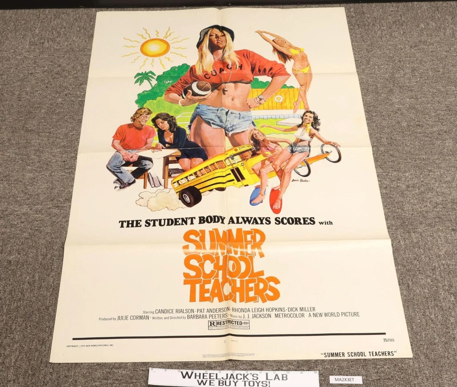 Summer School Teachers Candice Rialson Original 1974 Movie Poster 41 x ...
