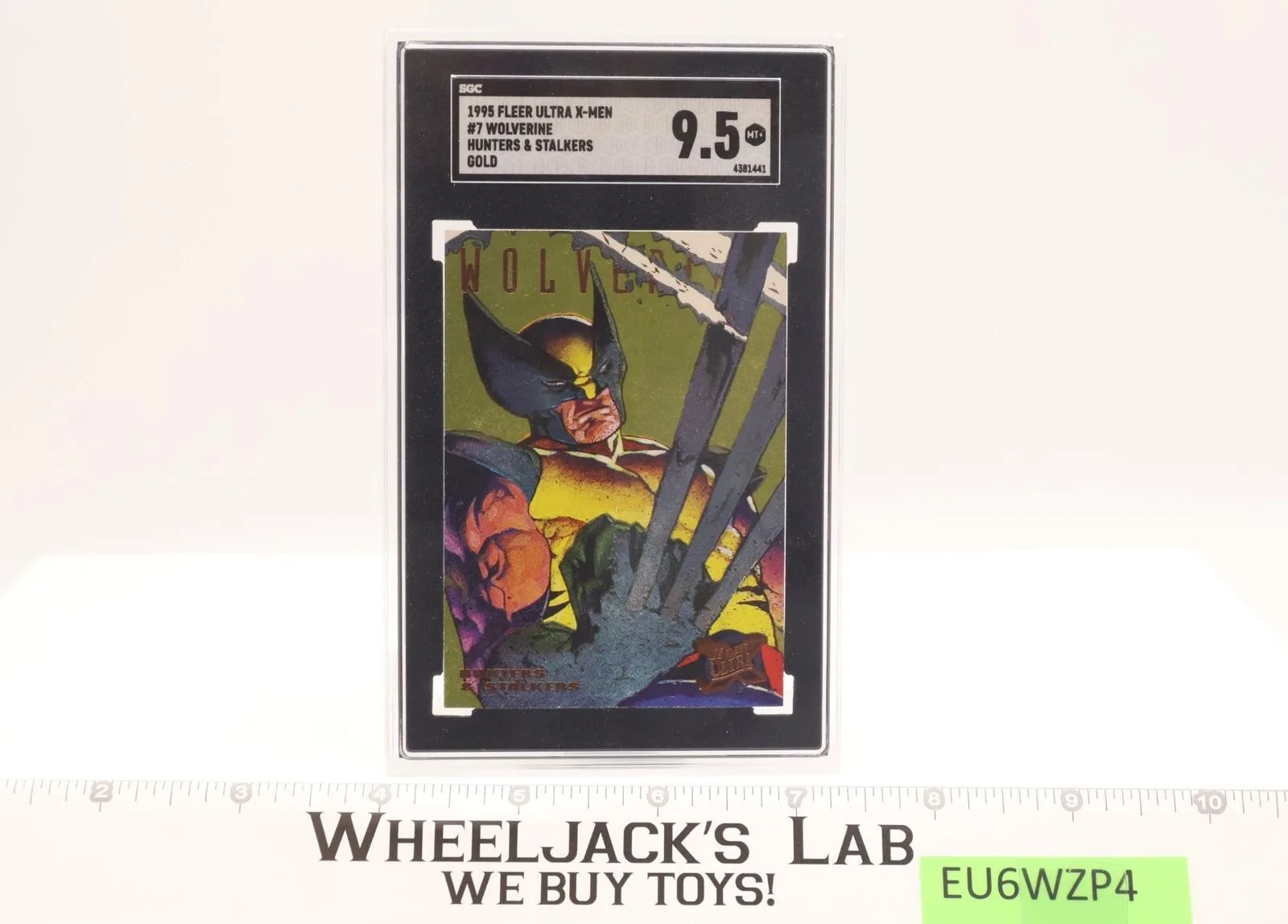 Wolverine #7 Hunters & Stalkers SGC GRADED 9.5 Marvel 1995 Fleer ...