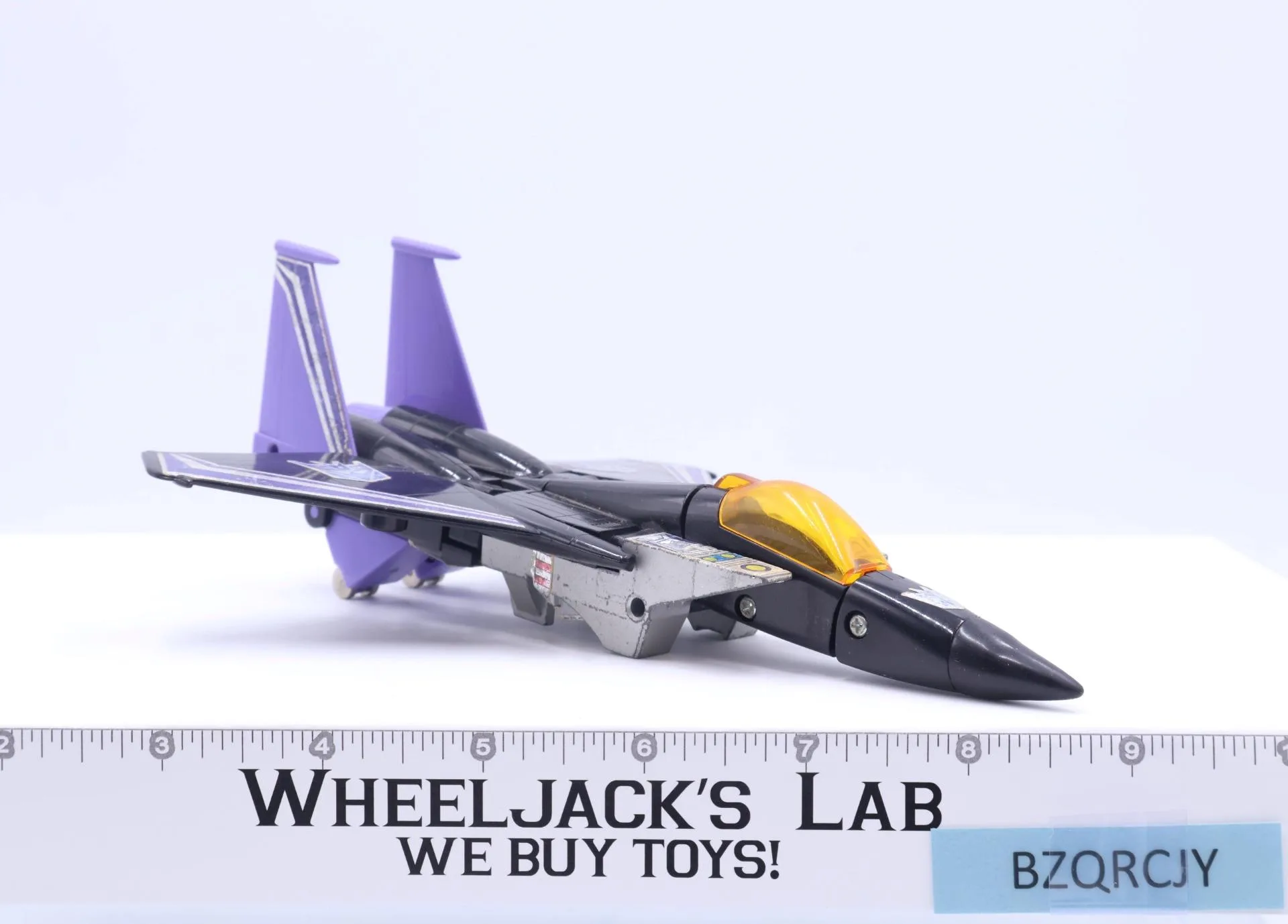 Skywarp 1984 Vintage G1 Transformers F-15 Fighter Hasbro Action Figure ...