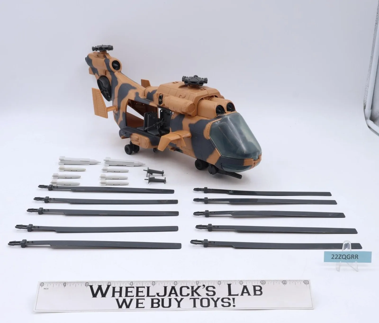 Tomahawk 100% Complete G.I. Joe 1986 Hasbro Vintage Action Figure ...