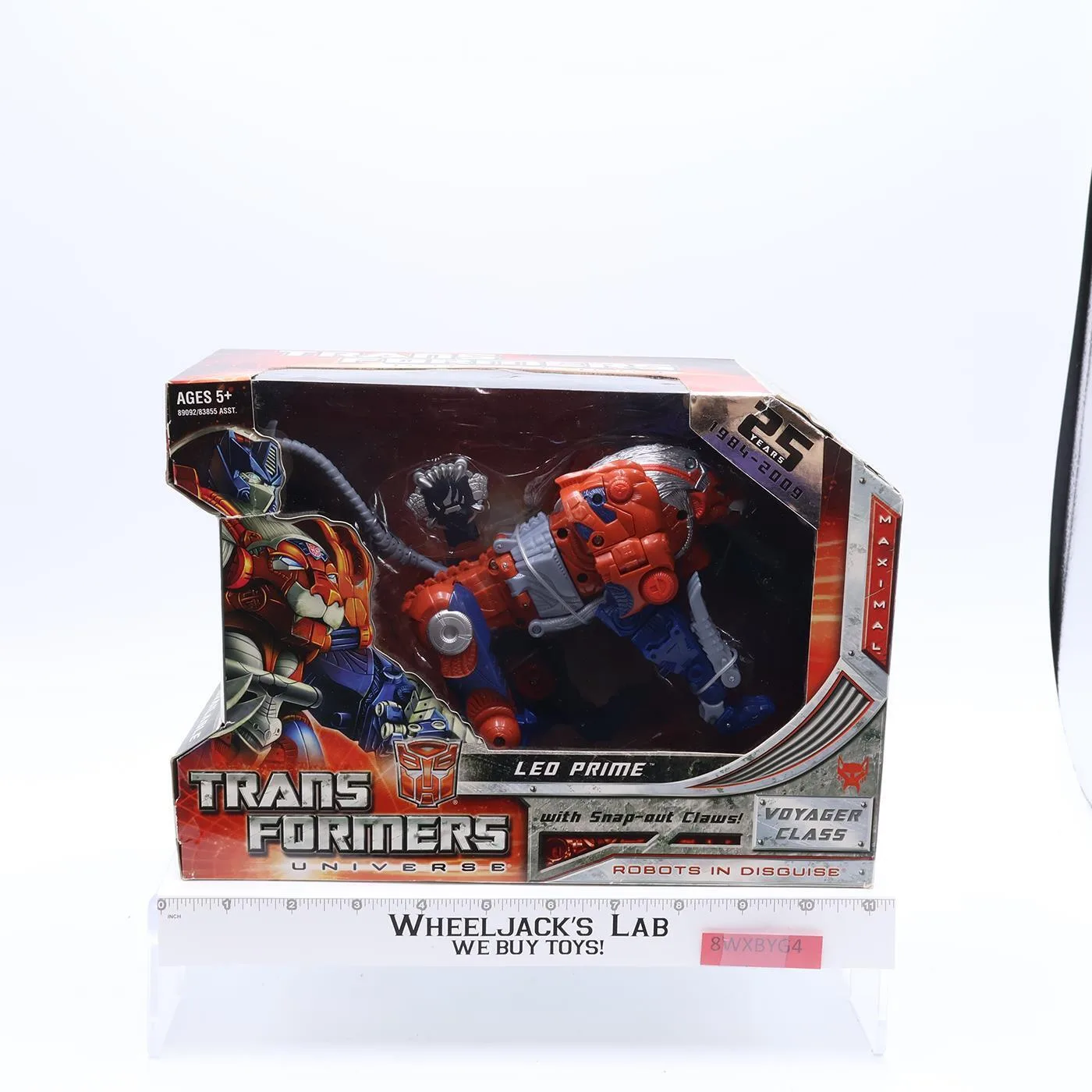 Leo Prime Voyager Class Transformers Universe 2008 Hasbro 25th Ann ...