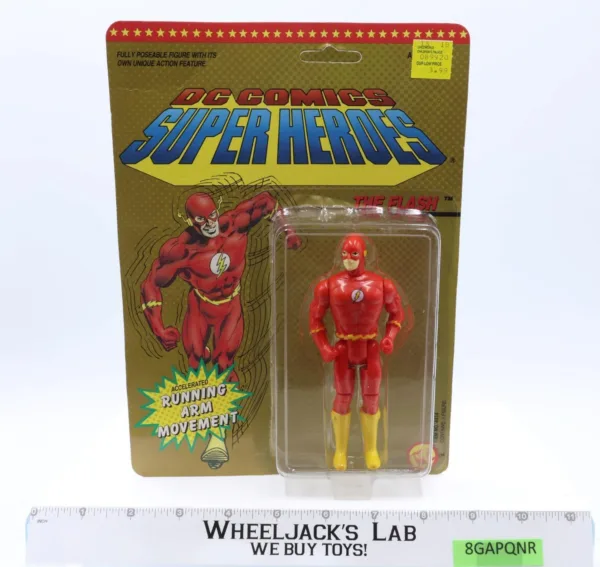 The Flash RUNNING ARM MOVEMENT Super Heroes DC Comics 1990 MOSC ...