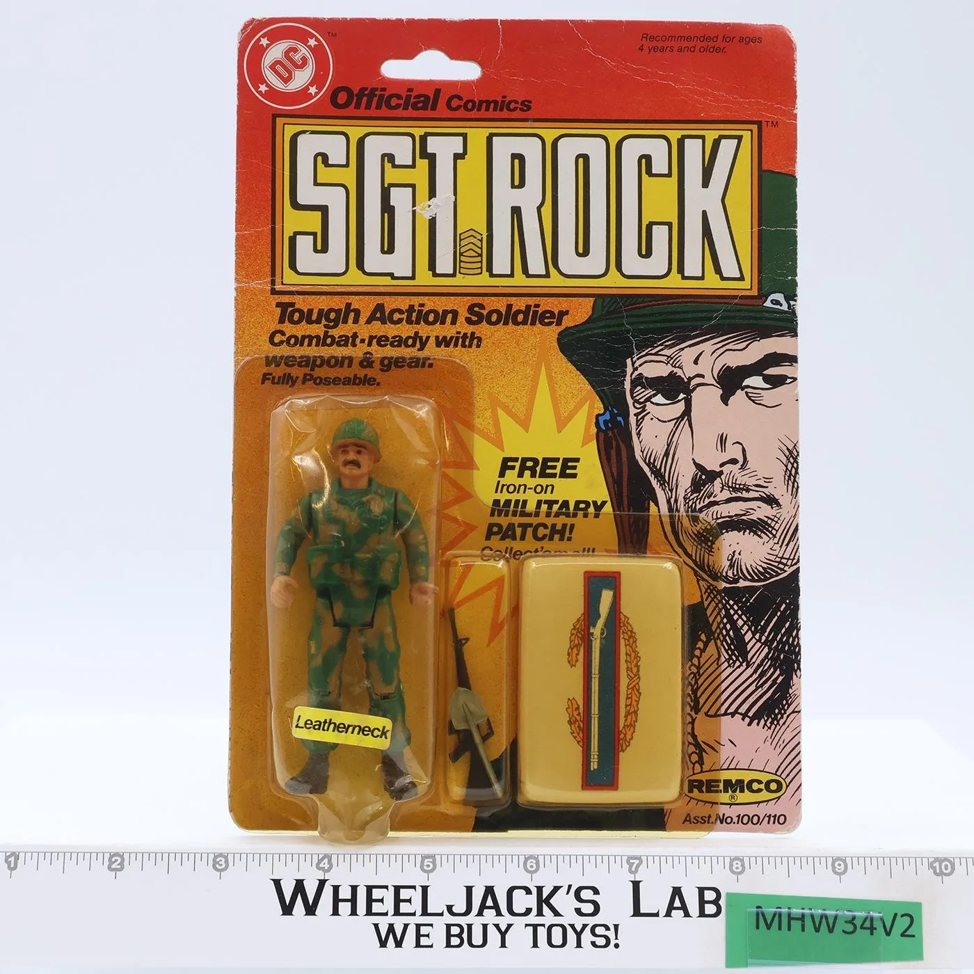 Sgt. Rock Action Soldier DC Comics Remco Toys 1982 Vintage Figure MOSC NEW - Wheeljack's Lab