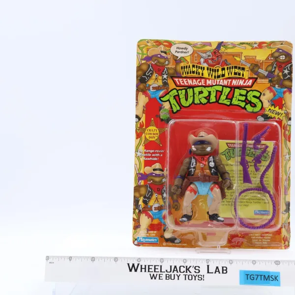 Crazy Cowboy Don Wacky Wild West Teenage Mutant Ninja Turtles 1992 MOSC ...