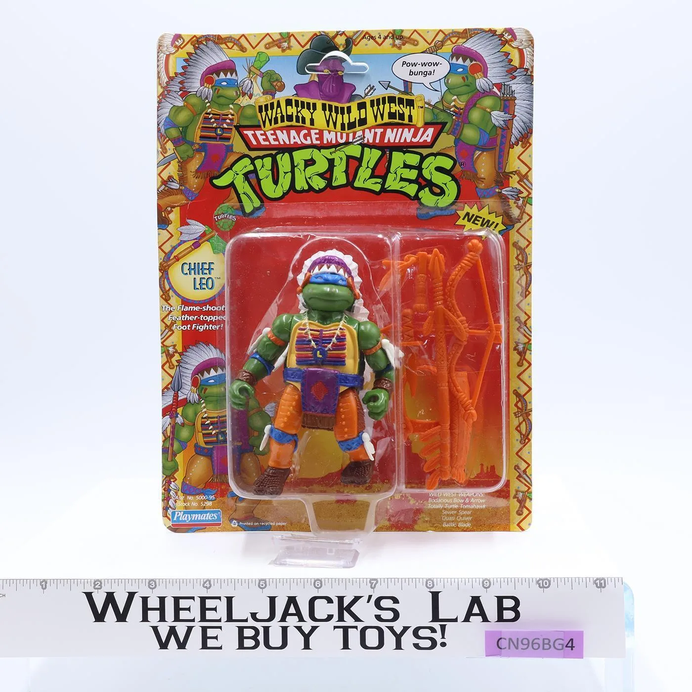 Chief Leo Wacky Wild West Teenage Mutant Ninja Turtles TMNT 1992 ...