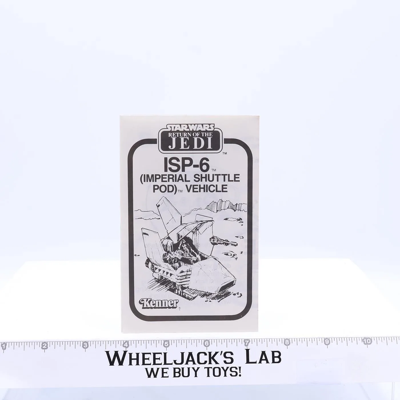 ISP-6 Imperial Shuttle Pod Instruction Manual 1983 Star Wars ROTJ ...
