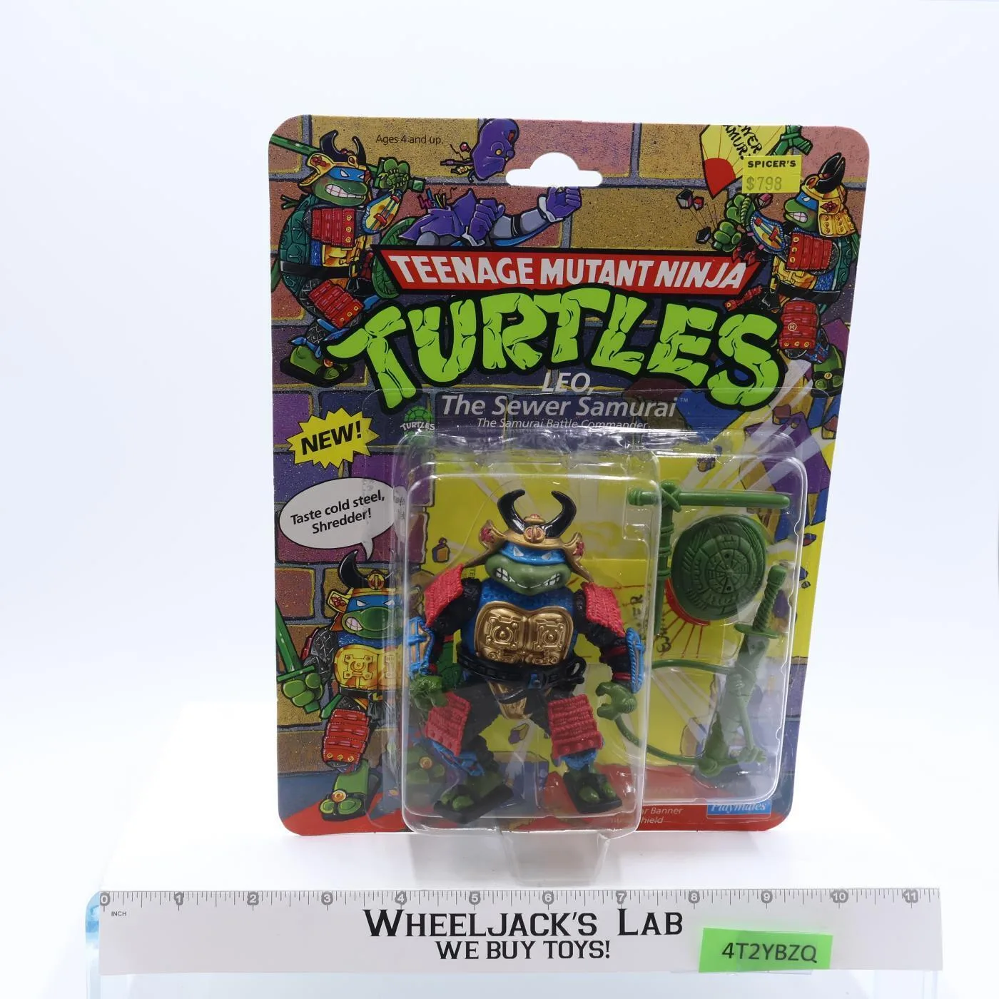 Leo the Sewer Samurai Teenage Mutant Ninja Turtles TMNT 1990 Playmates ...