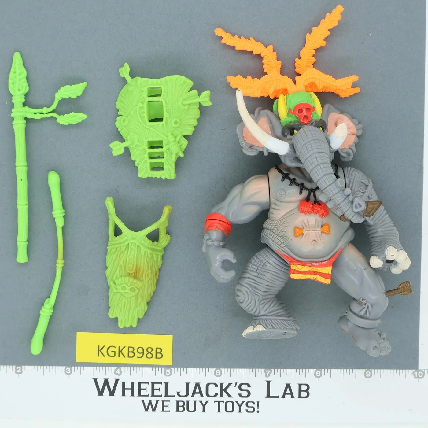 Doctor El Elephant Teenage 100% Complete Mutant Ninja Turtle TMNT 1992 ...