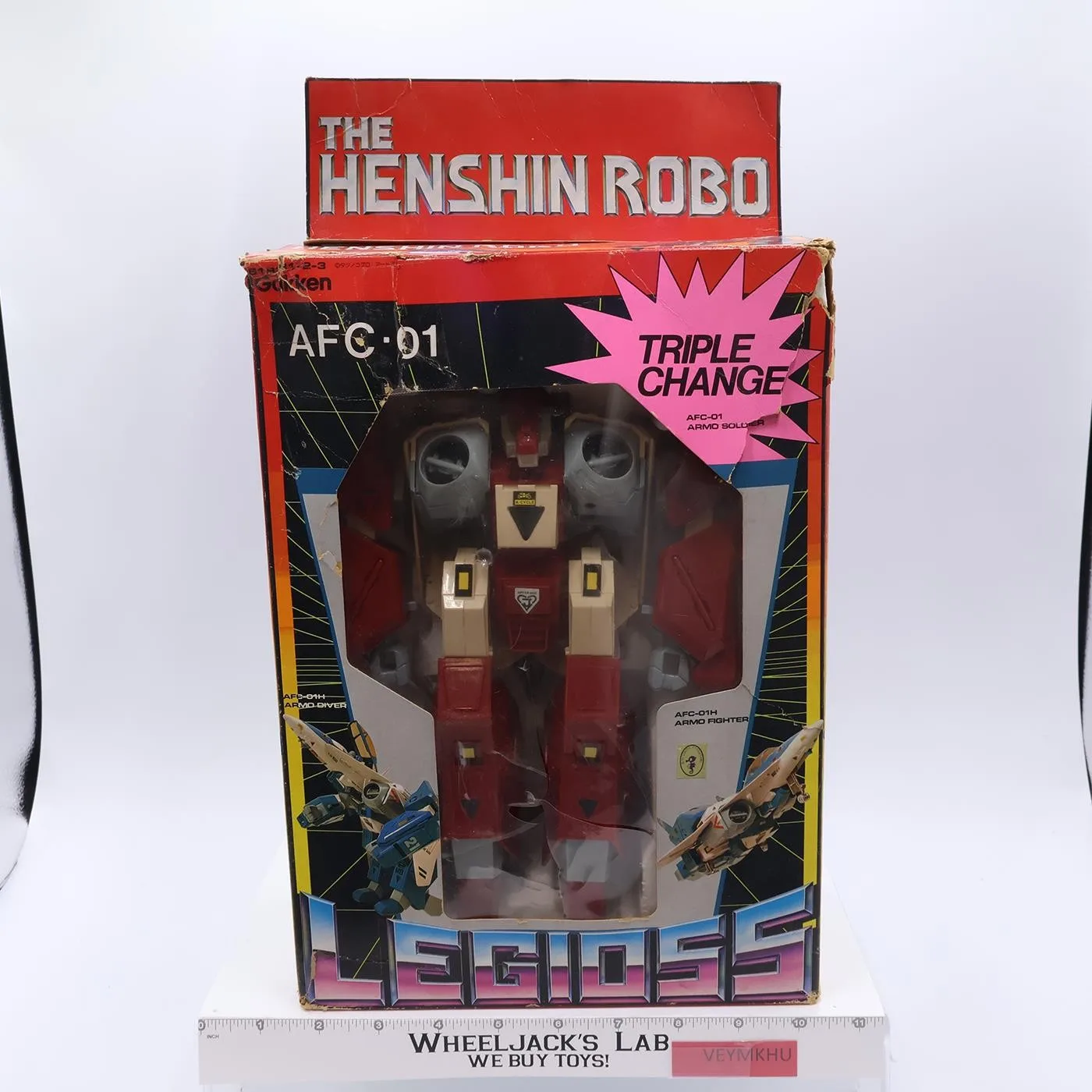AFC-01H Triple Changer Complete The Henshin Robo Gakken Legioss Robotech - Wheeljack's Lab
