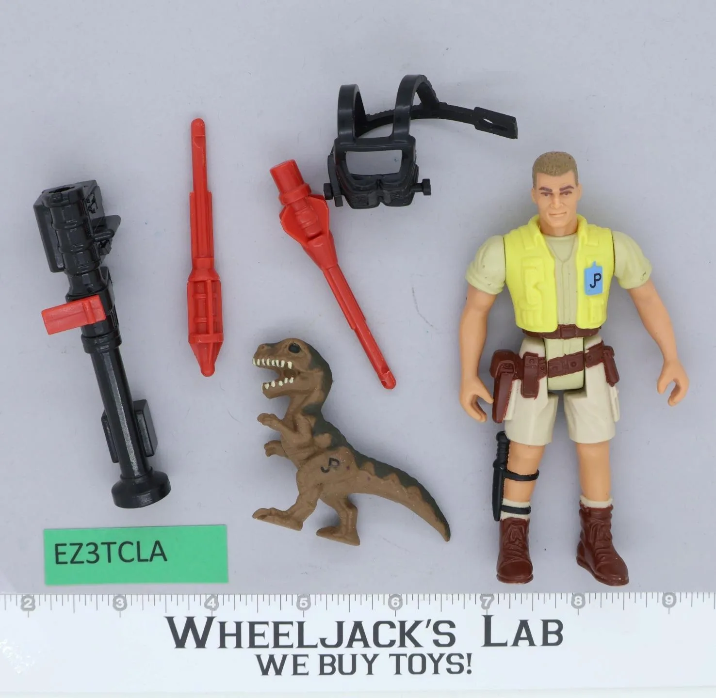 Robert Muldoon Series 1 Jurassic Park 100% Complete 1993 Kenner Vintage ...