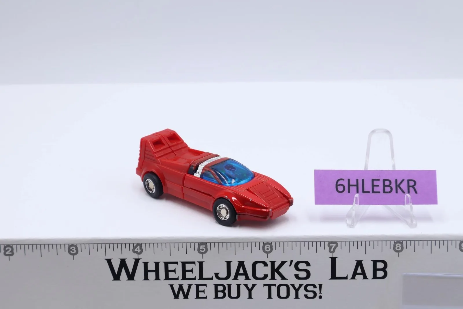 Turbo MR-07 RED 100% Complete 1983 Gobots Bandai Tonka Vintage Action Figure - Wheeljack's Lab