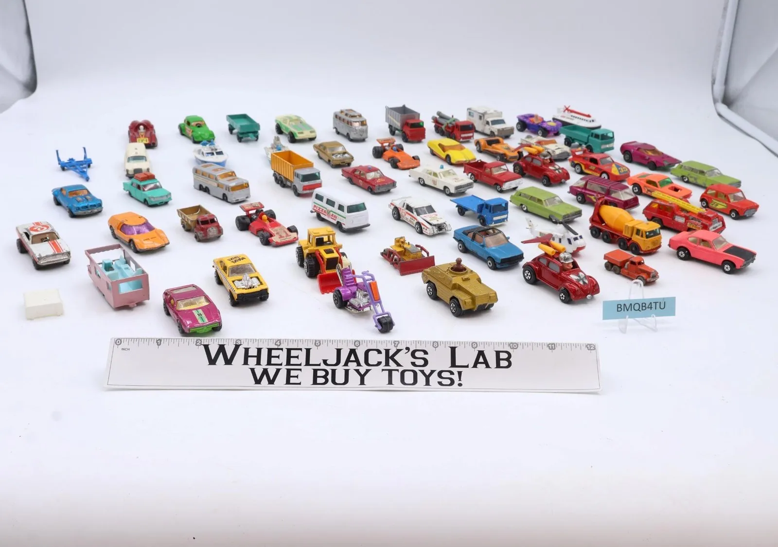 Lot of 55 Miscellaneous Cars/Boats/Trucks Vintage Matchbox Toy Vehicles ...
