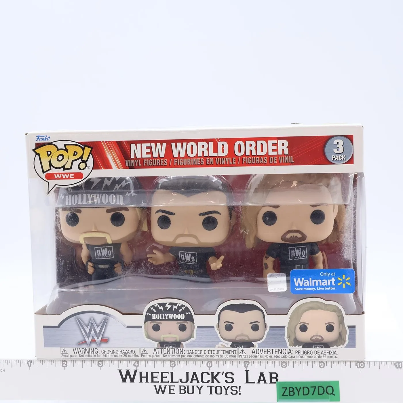 New World Order 3-Pack WWE Wrestling Walmart Exclusive 2021 Funko Pop ...