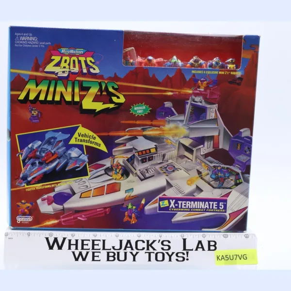X-Terminate 5 Micro Machines ZBots Mini Z's 1994 Galoob NEW SEALED ...