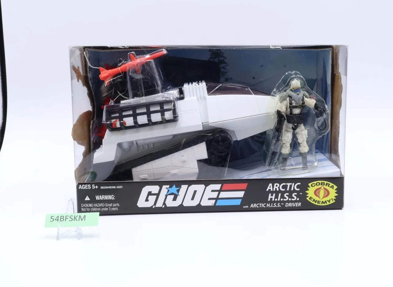 Arctic H.I.S.S. W/ Driver GI Joe 2008 Hasbro Action Figure NEW MISB ...