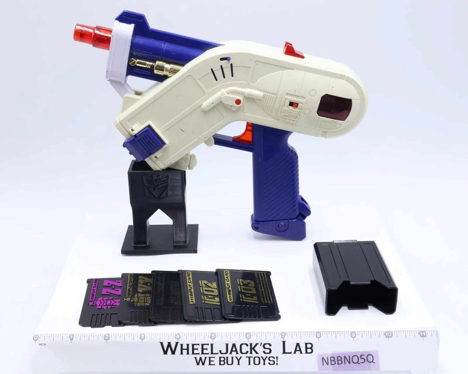 Data Laser Gun Blaster Beetleborgs 1997 Bandai Action Figure 5 Input ...