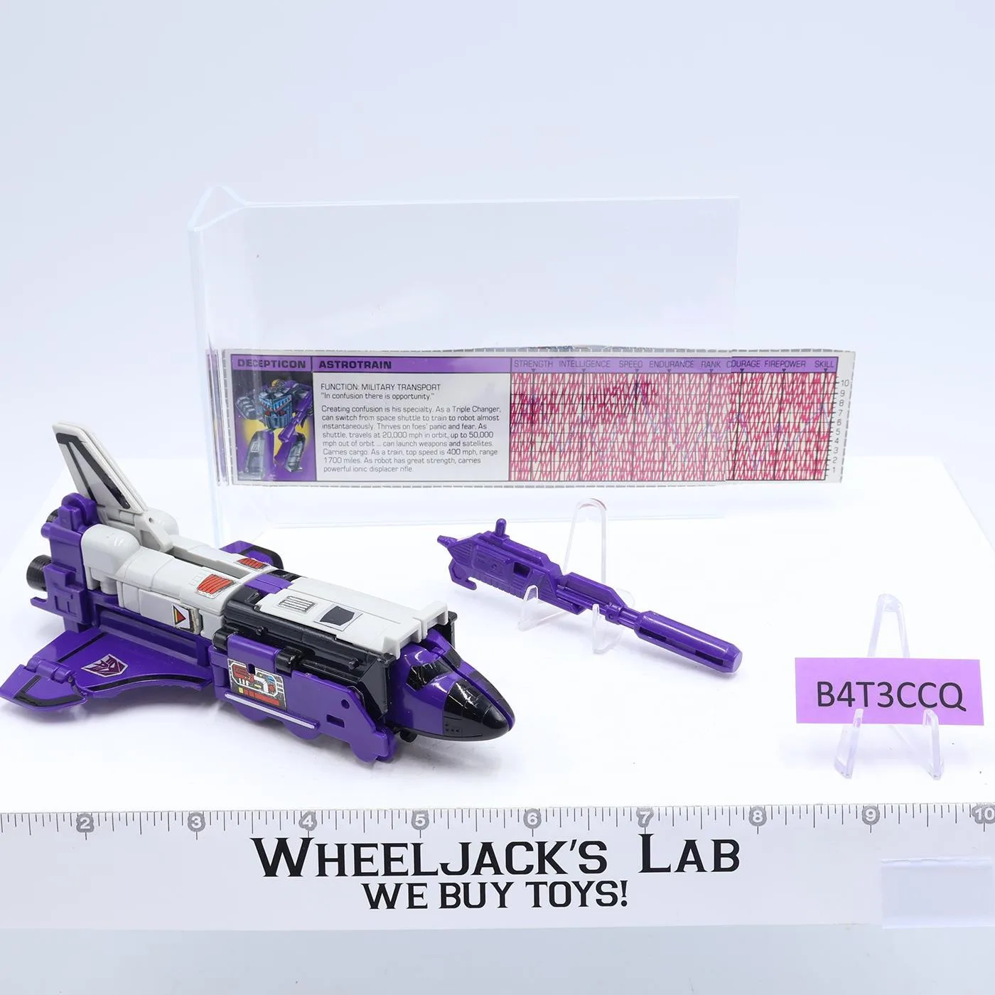 Astrotrain 100% Complete Vintage 1985 G1 Transformers Hasbro Action ...