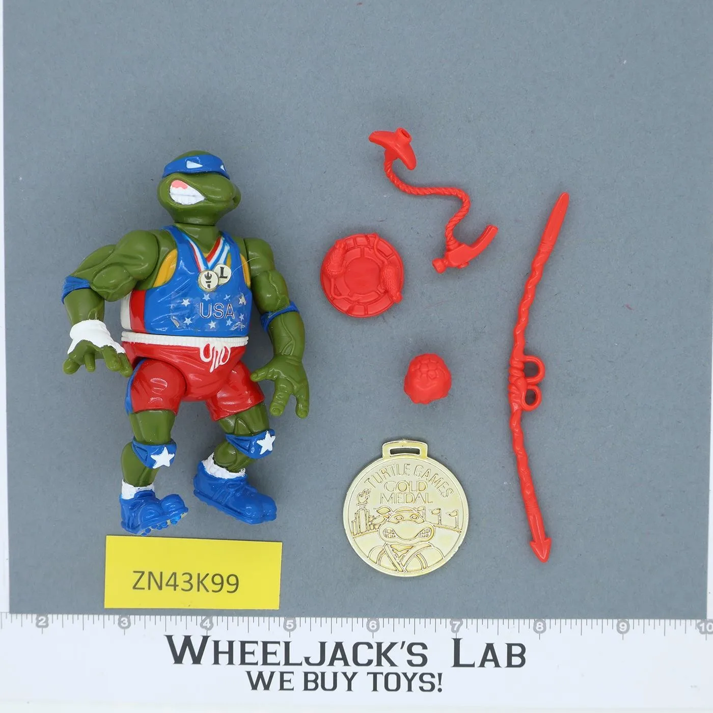 Track 'N Field Leo 100% Complete Teenage Mutant Ninja Turtles TMNT 1992 ...