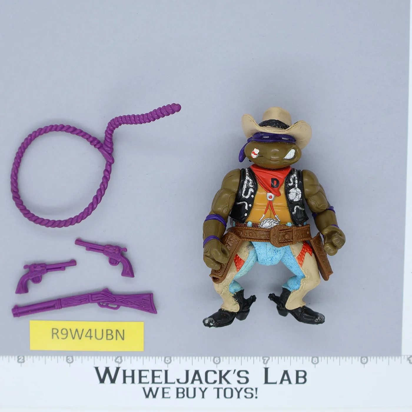 Crazy Cowboy Don 100% Complete Teenage Mutant Ninja Turtle TMNT 1992 ...