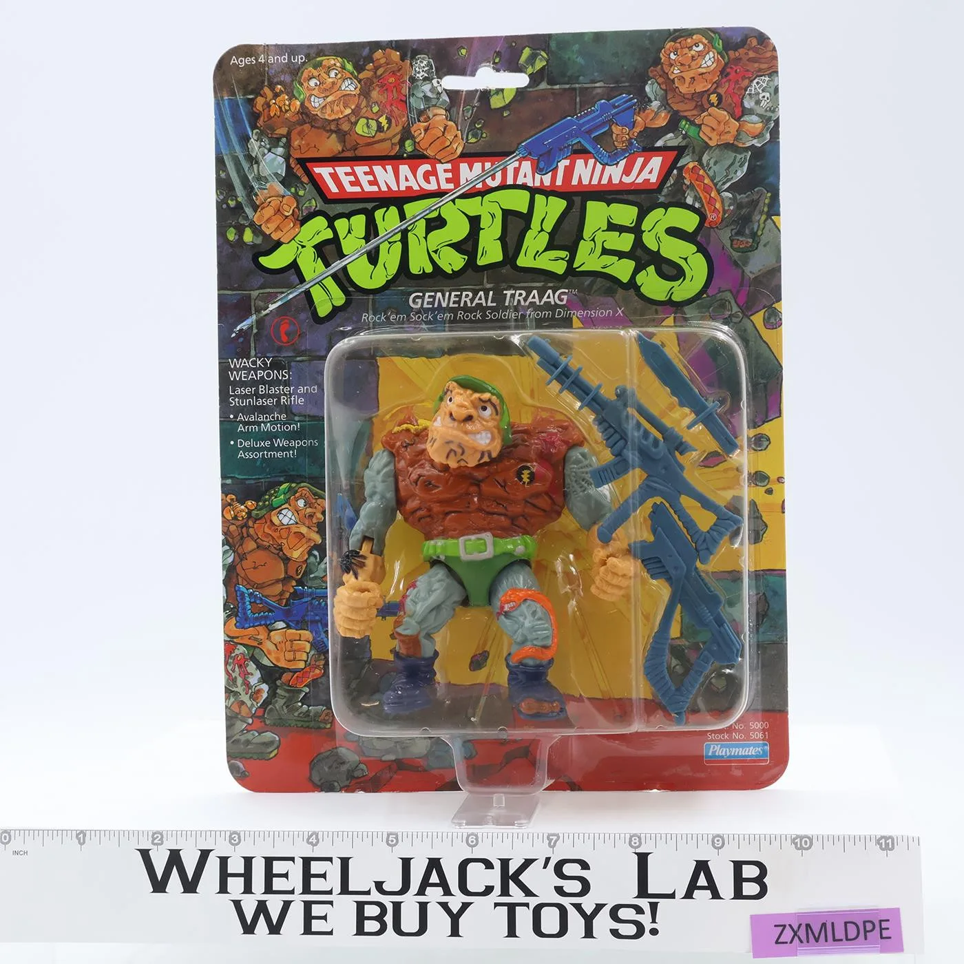 General Traag Teenage Mutant Ninja Turtles TMNT 1989 Playmates Figure ...