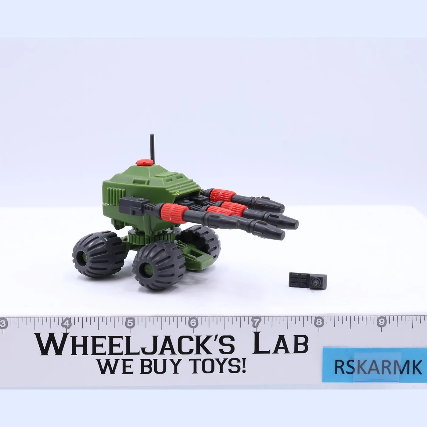 Machine Gun Pac/Rat 100% Complete G.I. Joe 1983 Hasbro Action Figure ...