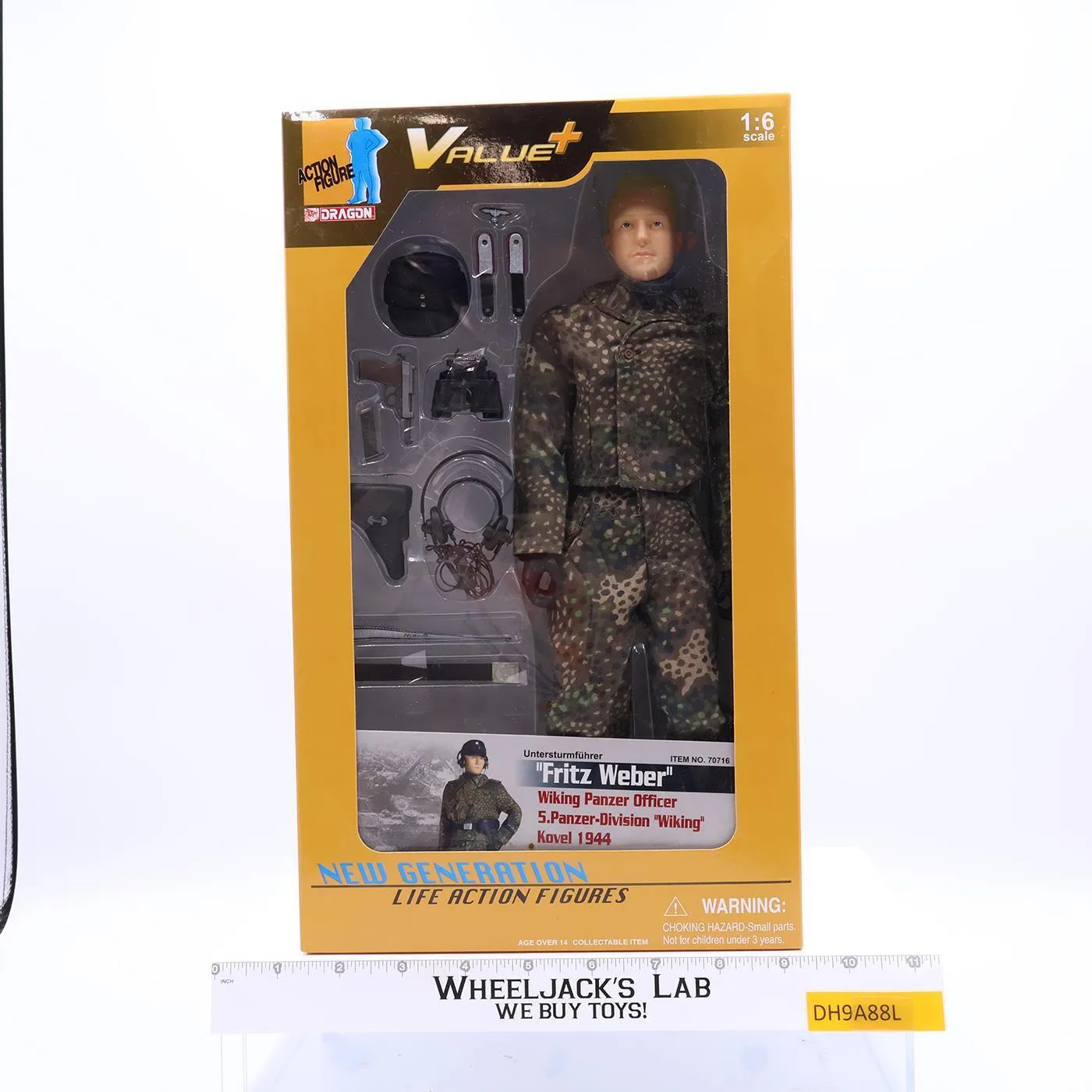 Dragon Wiking Panzer Officer 5 Panzer Division Kovel Fritz Weber MISB ...