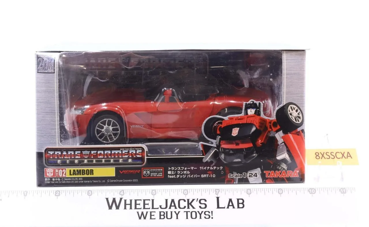 Viper SRT-10 BT02 Lambor SEALED NEW Binaltech 2005 Transformers Takara ...