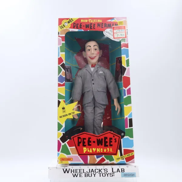 Non-Talking Pee-Wee Herman from Pee-Wee's Playhouse Matchbox 18" Doll ...