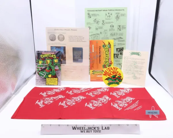 Teenage Mutant Ninja Turtles TMNT Membership Fan Club Kit W/8 Items ...