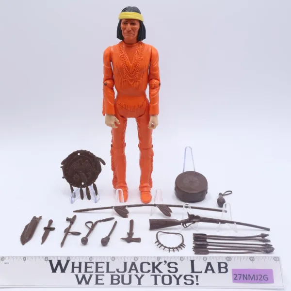 Geronimo Apache ORANGE 12" Johnny West Adventure 1967 Marx Action ...