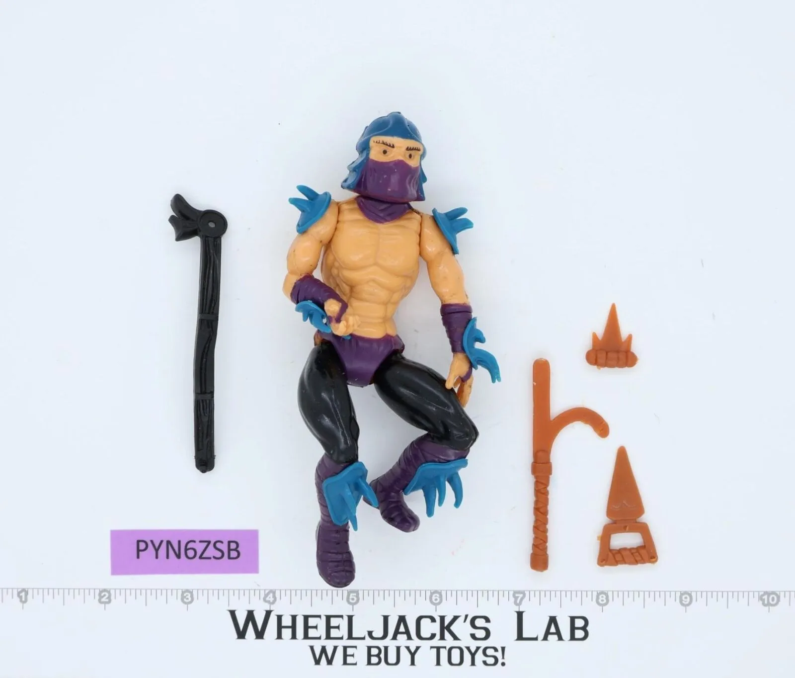 Shredder HARD HEAD Teenage Mutant Ninja Turtles TMNT 1988 Playmates ...