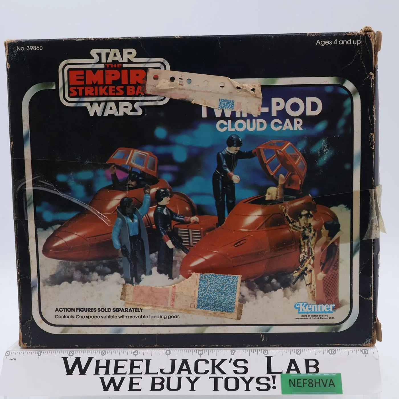 Twin Pod Cloud Car 100% Complete W/Box Star Wars ESB 1980 Kenner Figure ...