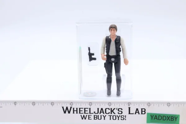 Han Solo Small Head Hong Kong AFA GRADED 80+ Star Wars 1977 Kenner ...