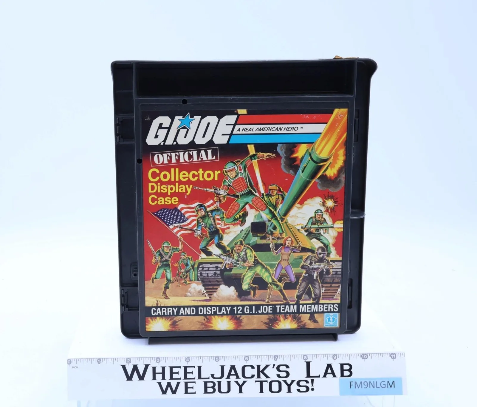 GI Joe Collector Display Case 1983 Vintage Hasbro Vintage - Wheeljack's Lab