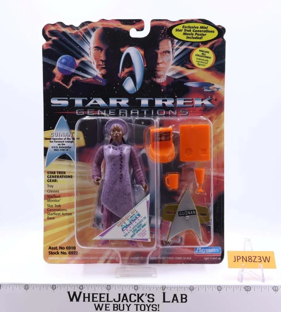 Guinan Star Trek Generations 1994 Playmates Action Figure MOSC NEW ...
