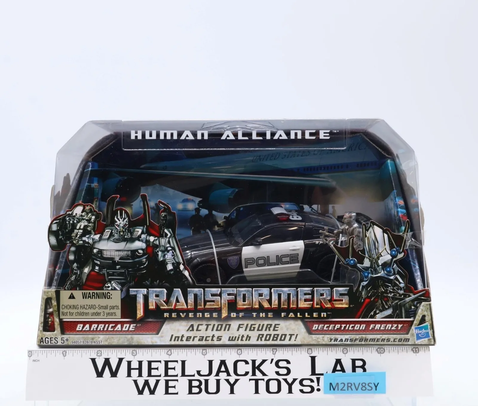 Barricade & Decepticon Frenzy Transformers Human Alliance ROTF Hasbro ...