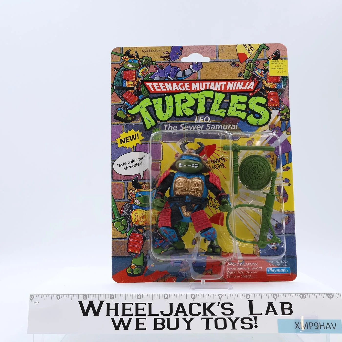 Leo the Sewer Samurai Teenage Mutant Ninja Turtles TMNT 1990 Playmates ...