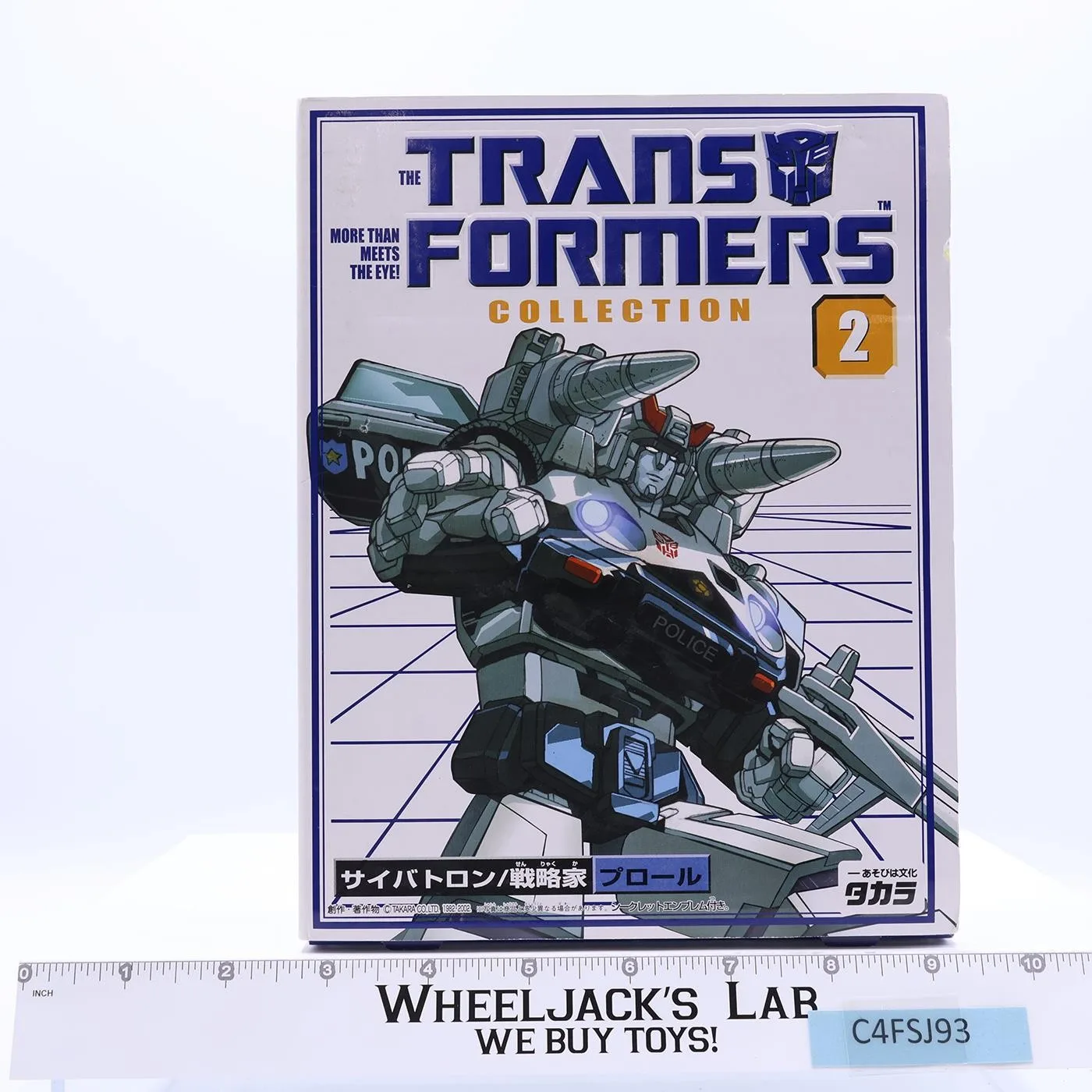 Prowl #2 Collection TFC Transformers G1 Reissue 2002 Takara NEW MIB ...