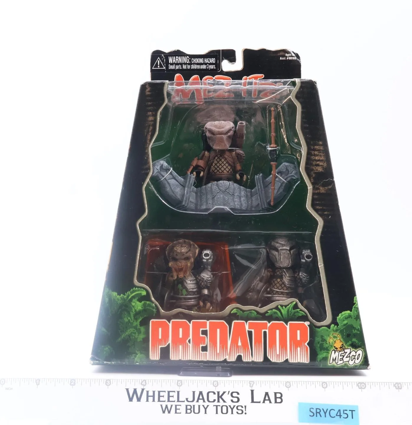 Mez-Itz Action Figure 3-Pack Predator 2003 Mezco Toys NEW SEALED ...