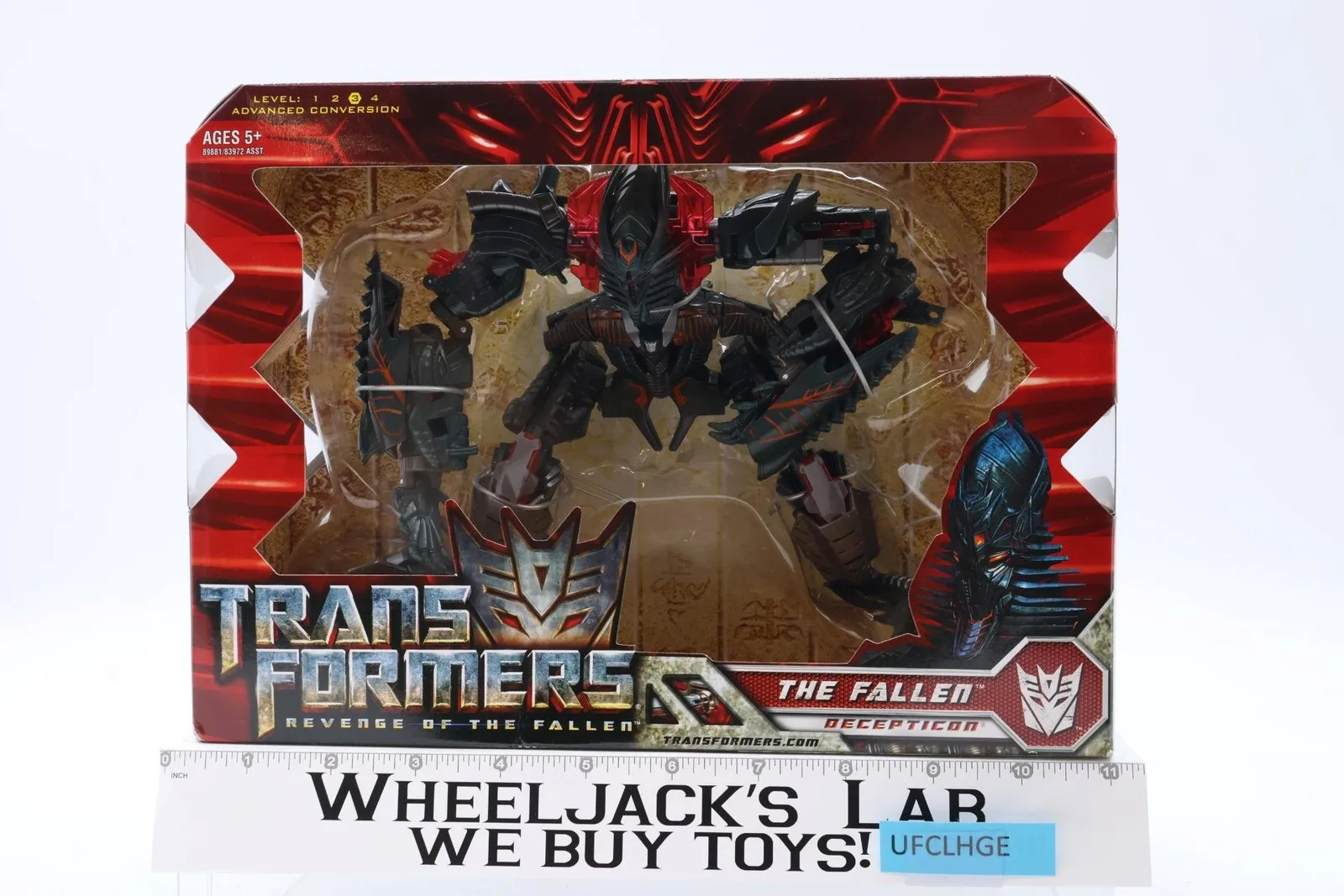 The Fallen Voyager Transformers Revenge of the Fallen 2008 Hasbro NEW SEALED - Wheeljack's Lab