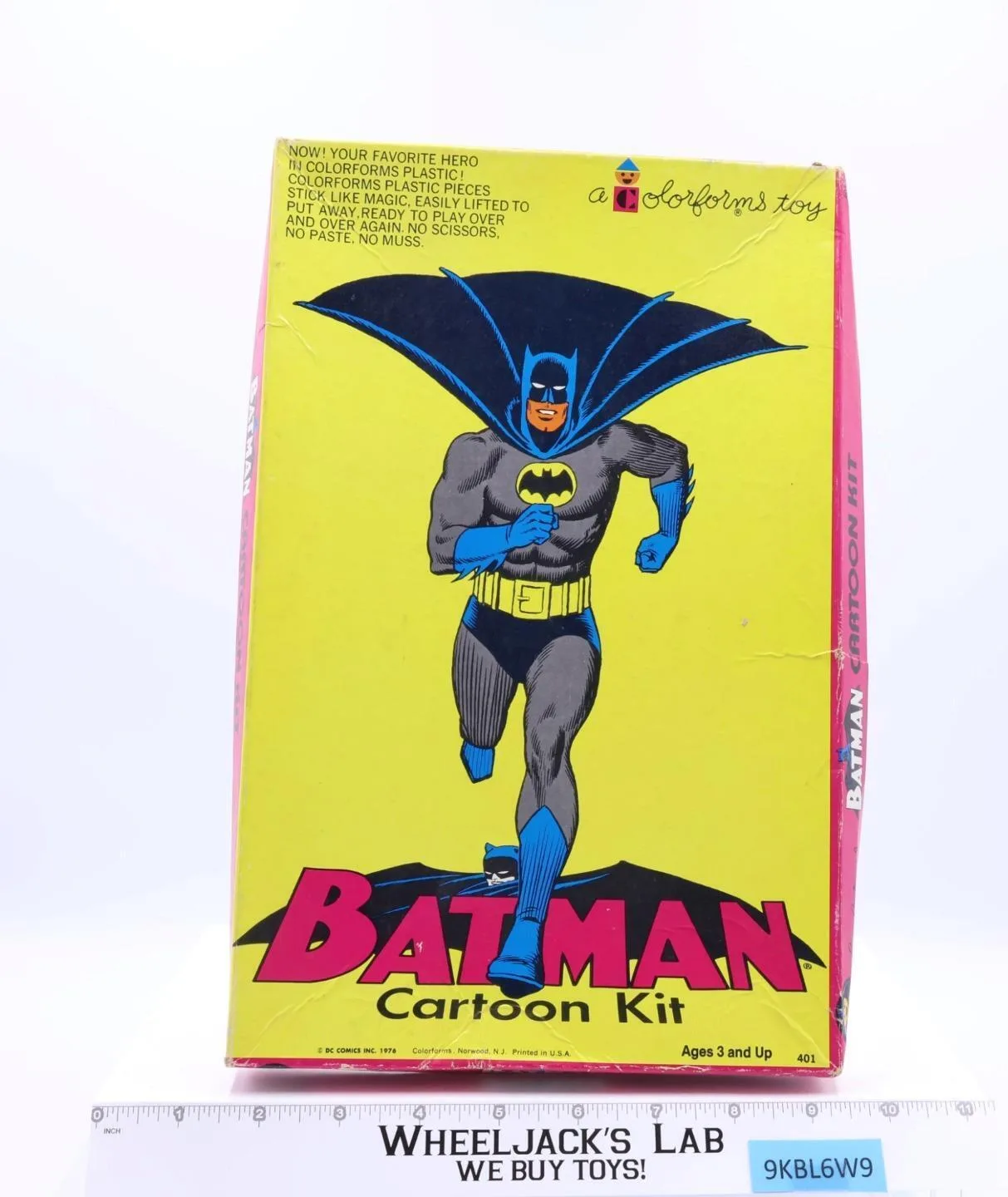 Batman Cartoon Kit Colorforms 1966,1976 DC Comics Vintage - Wheeljack's Lab