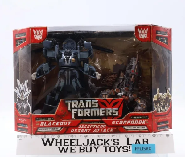 Decepticon Desert Attack Blackout Transformers 2007 Hasbro NEW MISB ...