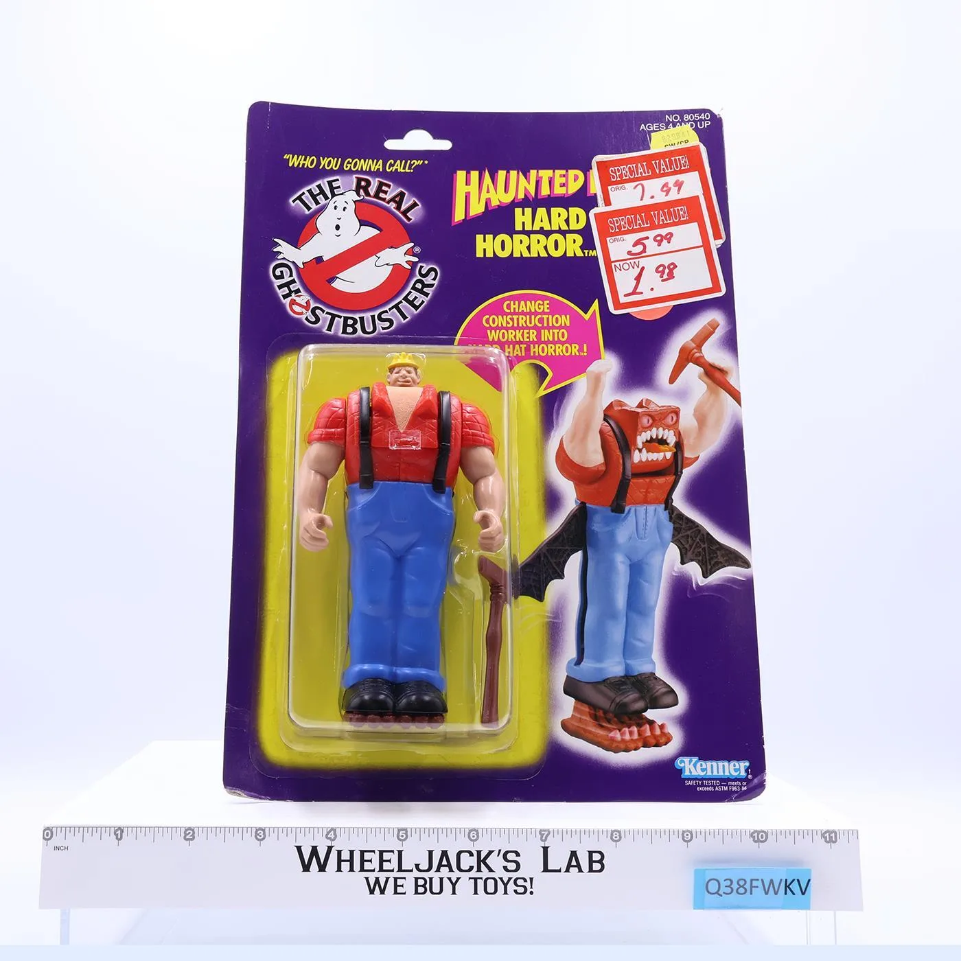 Hard Hat Horror Haunted Humans The Real Ghostbusters 1986 Kenner NEW ...