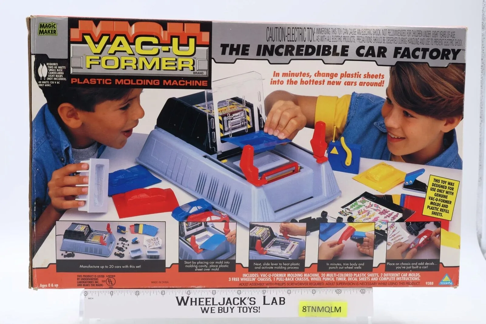 #9388 Vac-U Former Incredible Car Factory 1993 Toymax Molding Kit NEW ...
