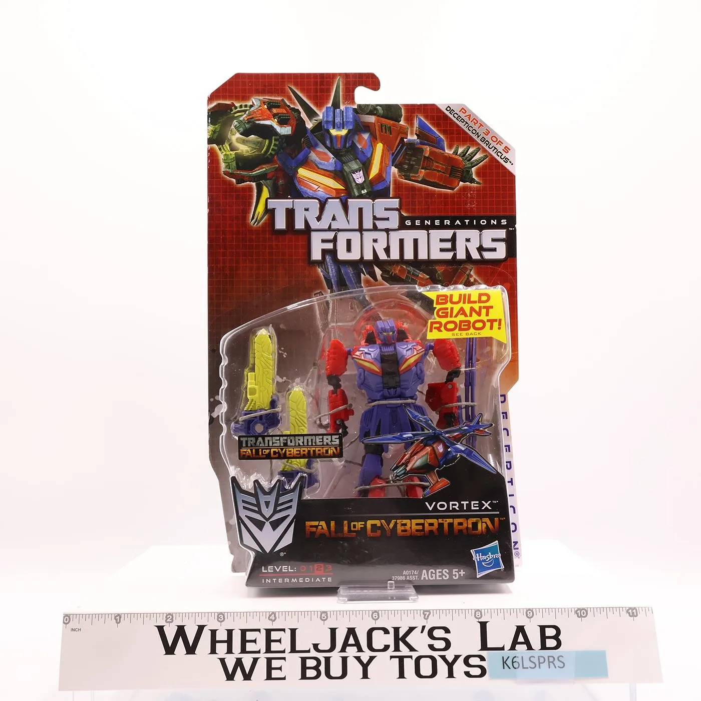 Vortex Transformers Fall Of Cybertron 2012 Hasbro Figure NEW SEALED ...