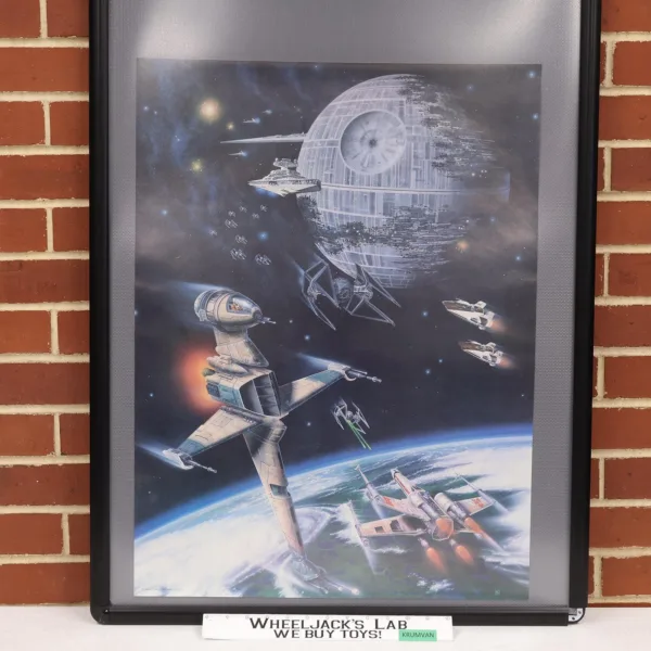 Death Star Star Wars Return of the Jedi 1983 Vintage Fan Club Poster 27 ...