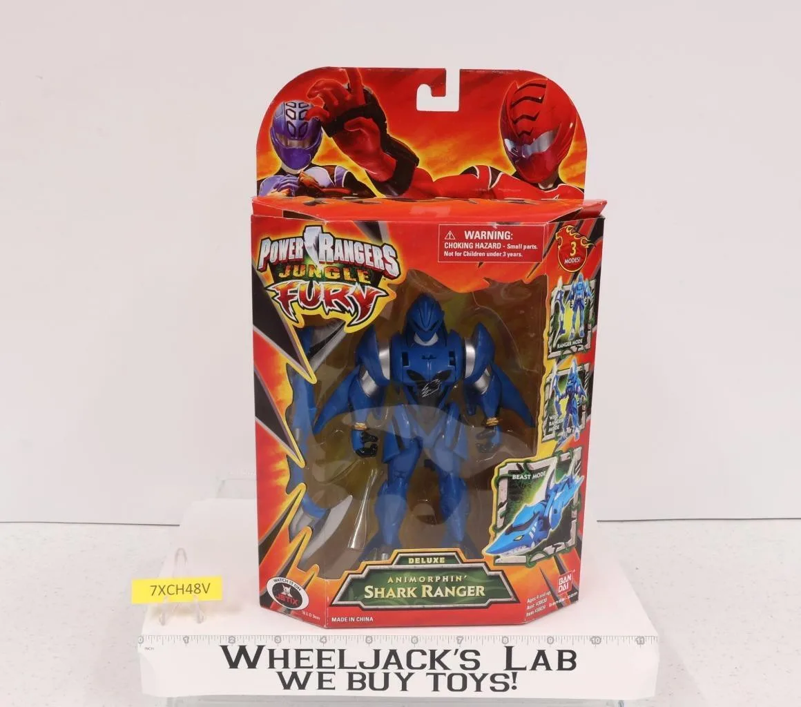 Animorphin' Shark Ranger Complete Power Rangers Jungle Fury 2007 Bandai ...