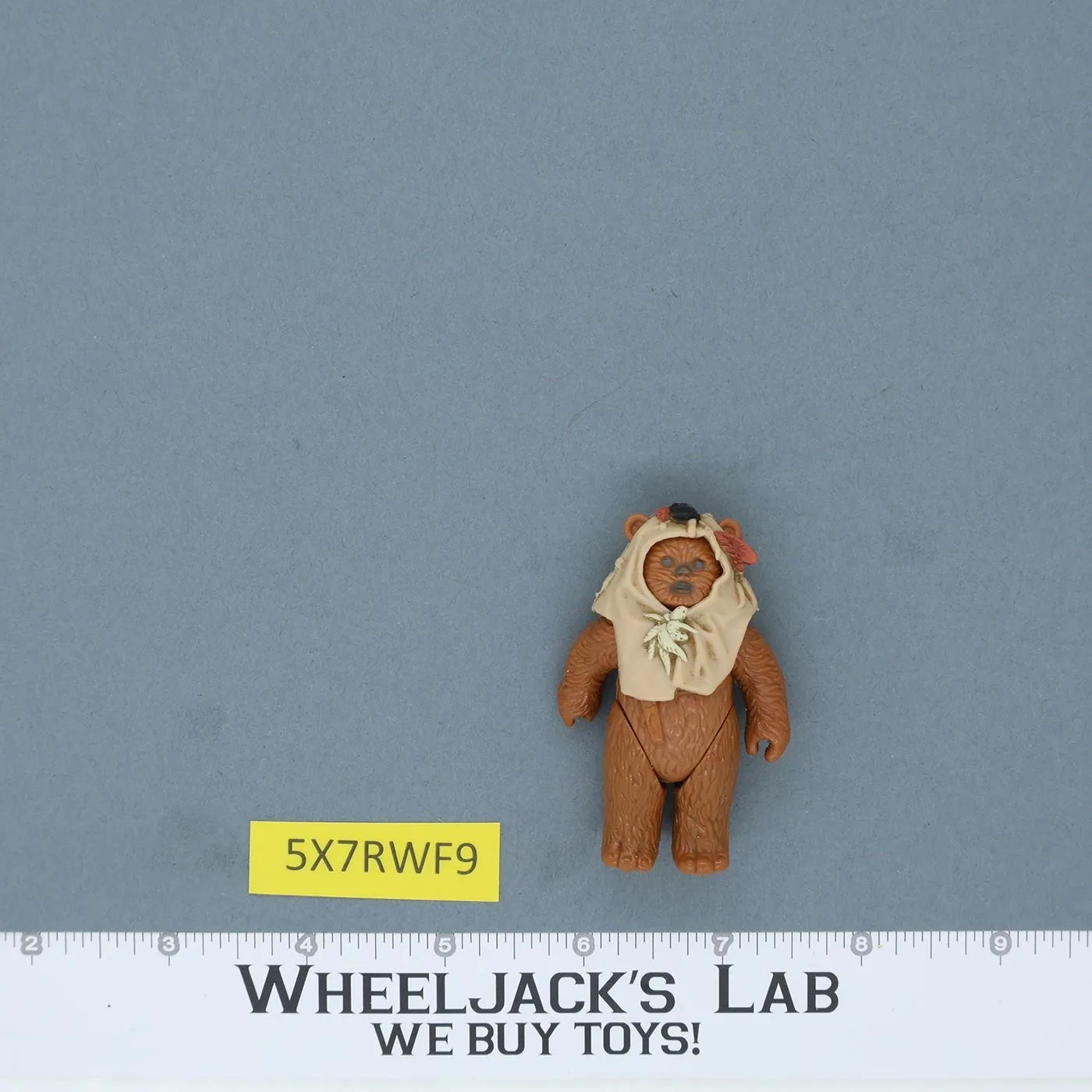 Paploo Ewok Star Wars ROTJ 1985 Vintage Kenner Action Figure NO REPRO - Wheeljack's Lab