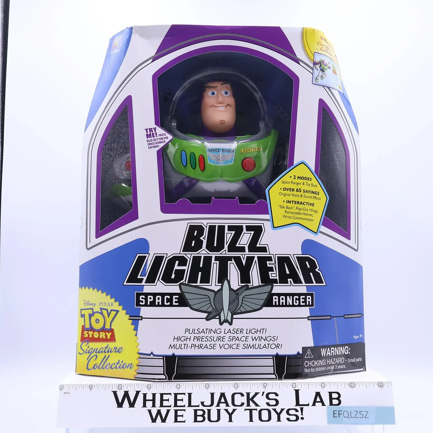 Buzz Lightyear WORKS Toy Story Signature Collection Thinkway Toys NEW SEALED - Wheeljack's Lab