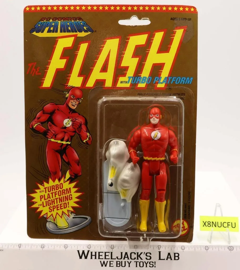 The Flash W/ Turbo Platform Super Heroes DC Comics 1991 NEW MOSC ...